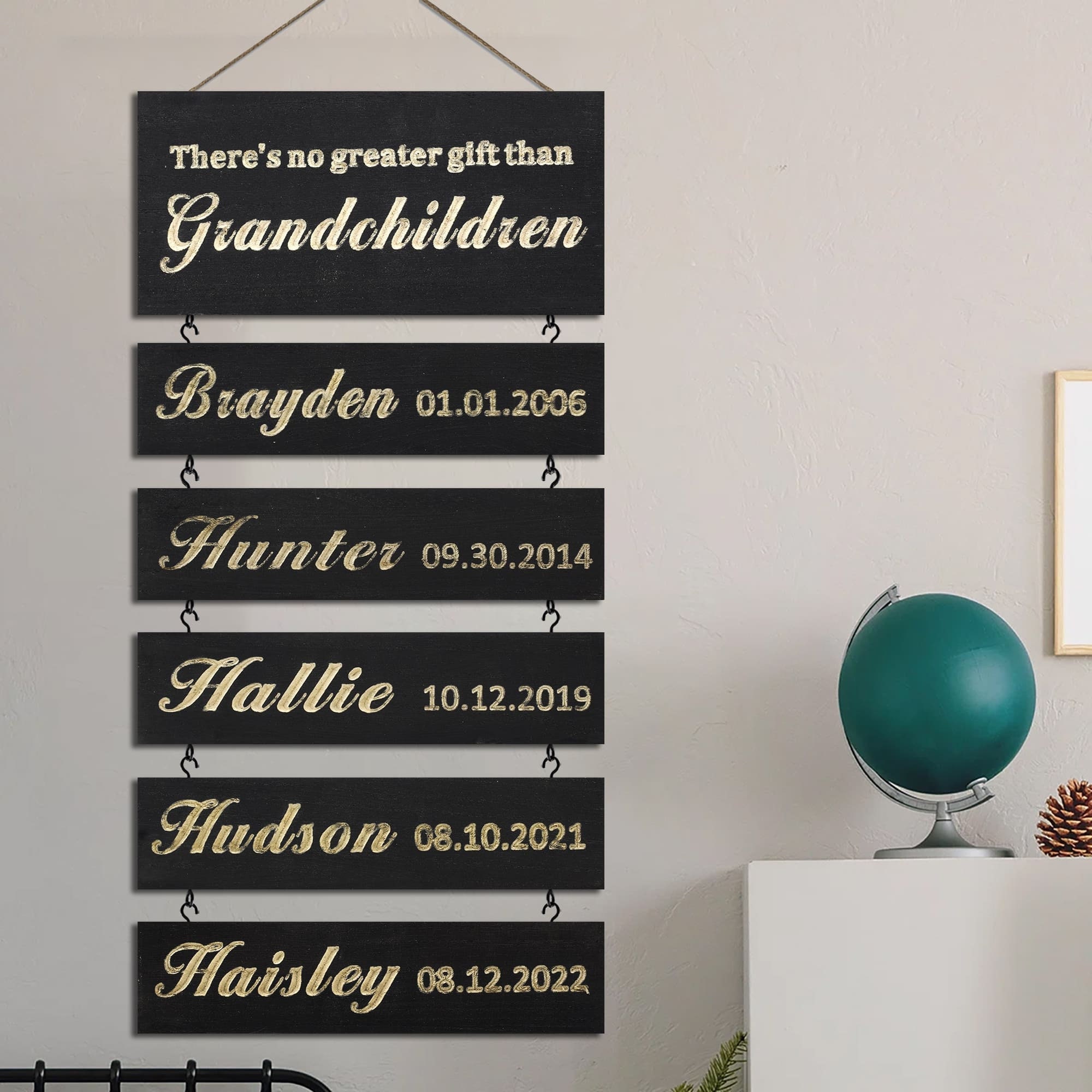 Personalized Wooden Name Sign, Custom Wooden Signs, Engraved Family ...