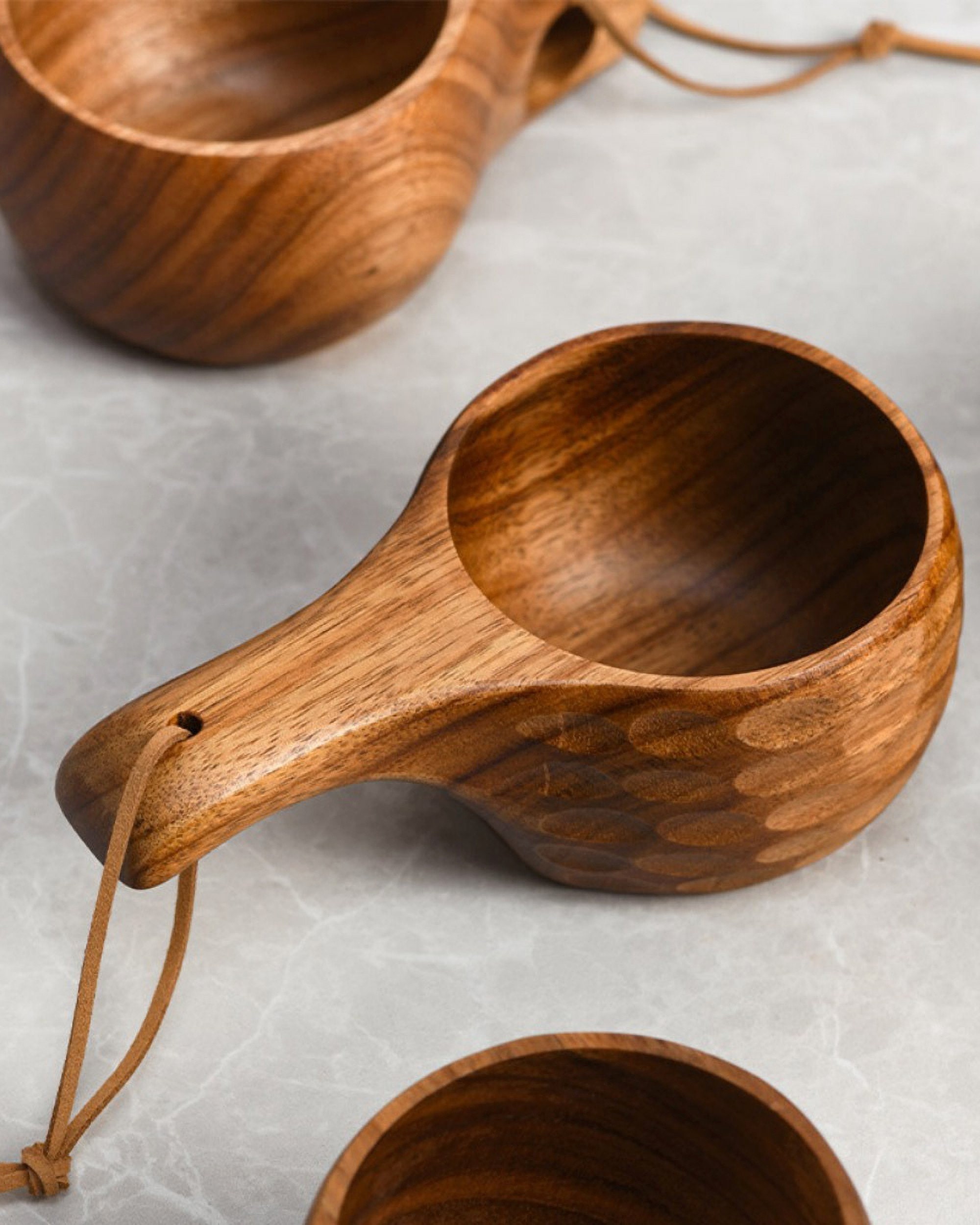 Finland Wooden Mug, Viking Style Kuksa Cup, Camping Juice Milk Coffee ...