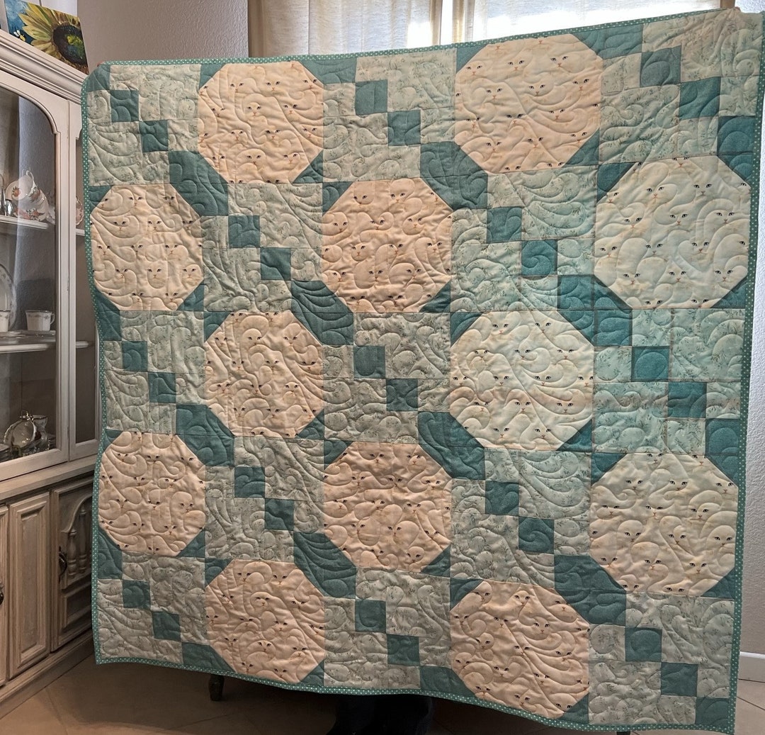 Focus Four Patch Lap Quilt Pattern - Etsy