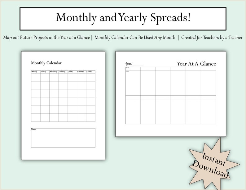 The Ultimate Teacher Planner: Complete Bundle! at School Layouts and at ...