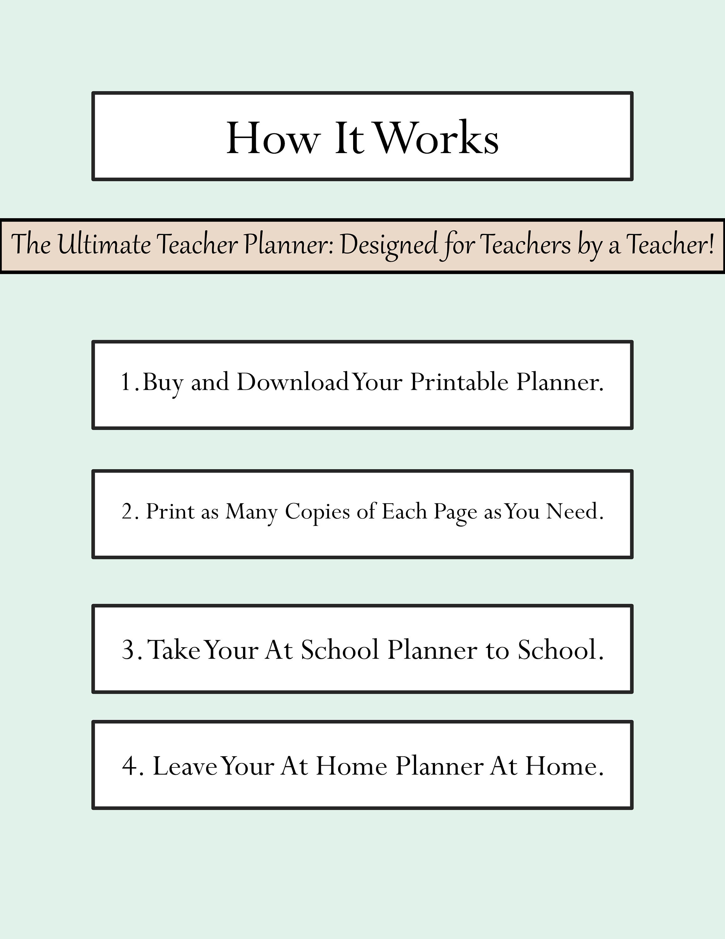 The Ultimate Teacher Planner: Complete Bundle! at School Layouts and at ...