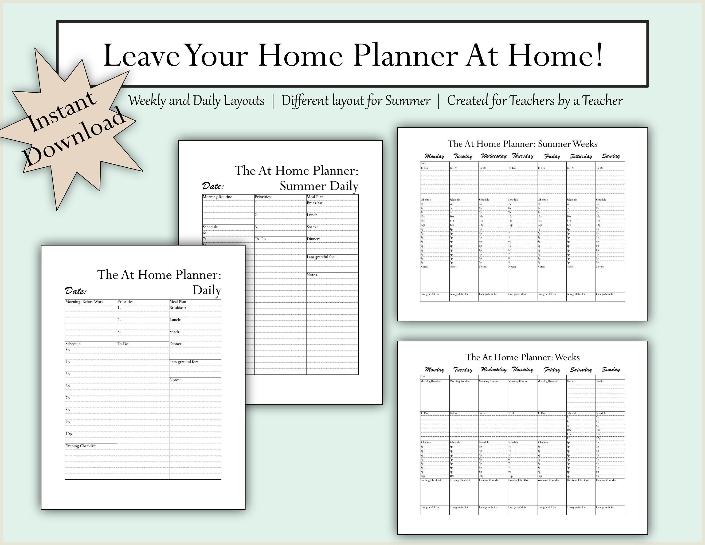 The Ultimate Teacher Planner: Complete Bundle! at School Layouts and at ...