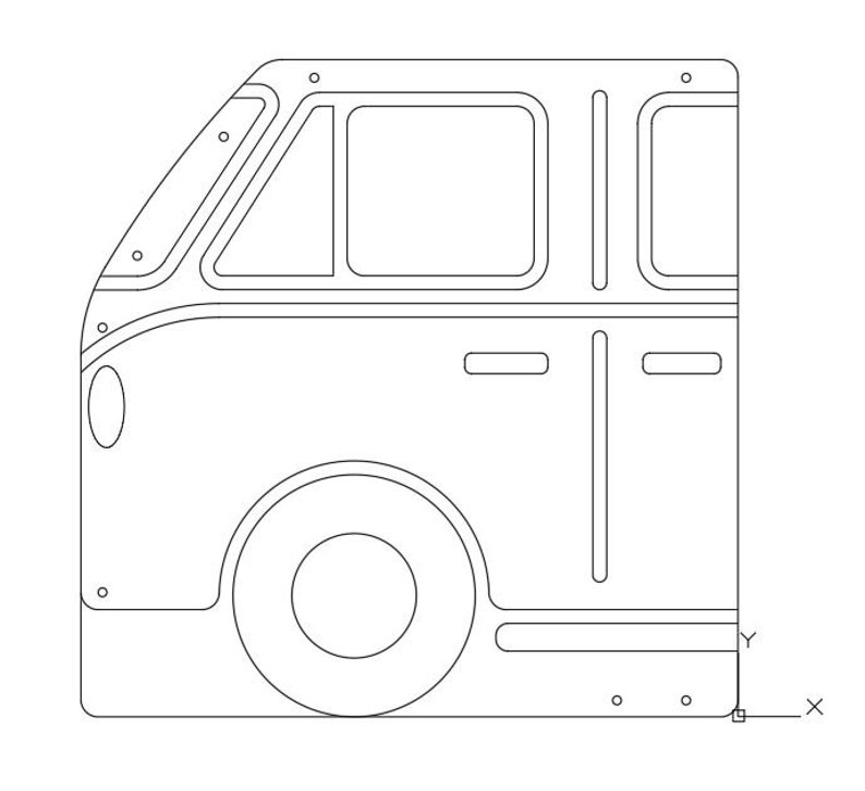 Toddler Campervan Cube Chair & Table Set 3D Files Stl/stp/iges , 2D ...