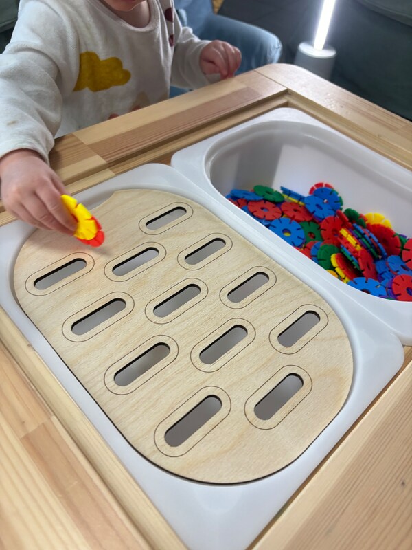 DIY PDF Lid Template for IKEA Trofast Bins Flisat Sensory Table Large ...