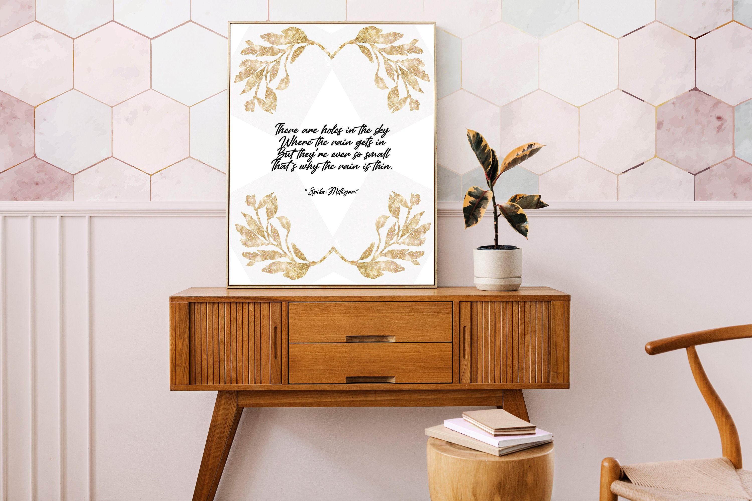 Poem Printable Spike Milligan Rain Poem Print Poem Quotes - Etsy