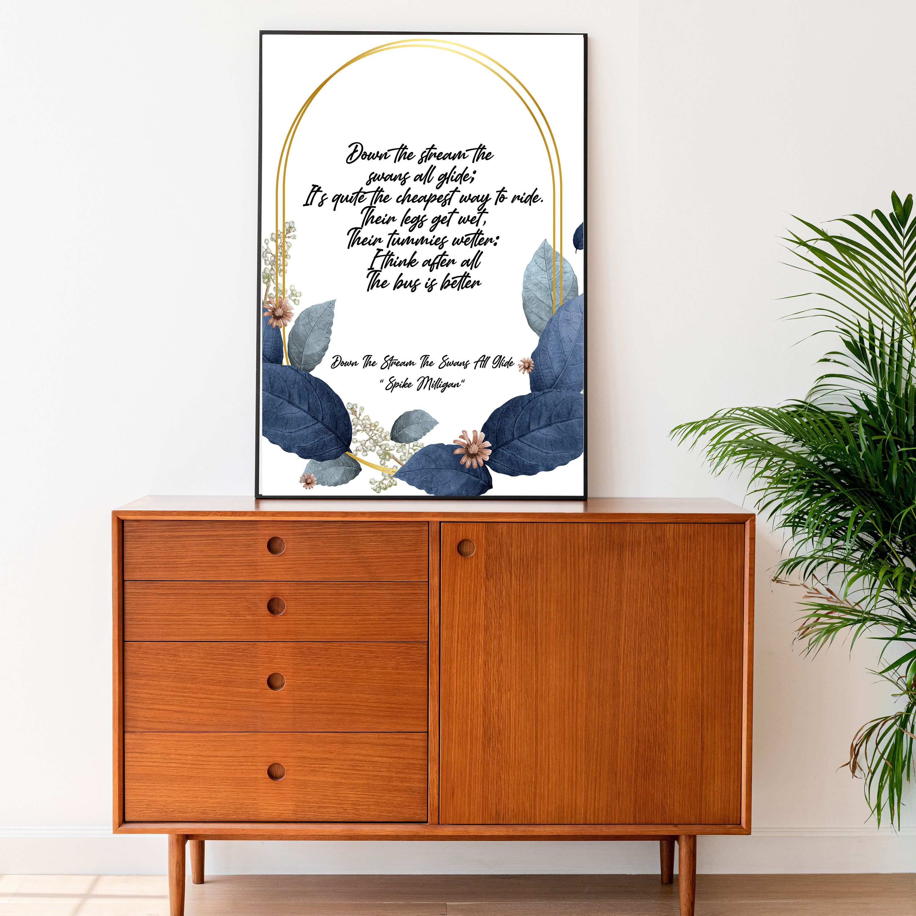 Poem Printable Spike Milligan Poem Quotes Print Poetry - Etsy UK