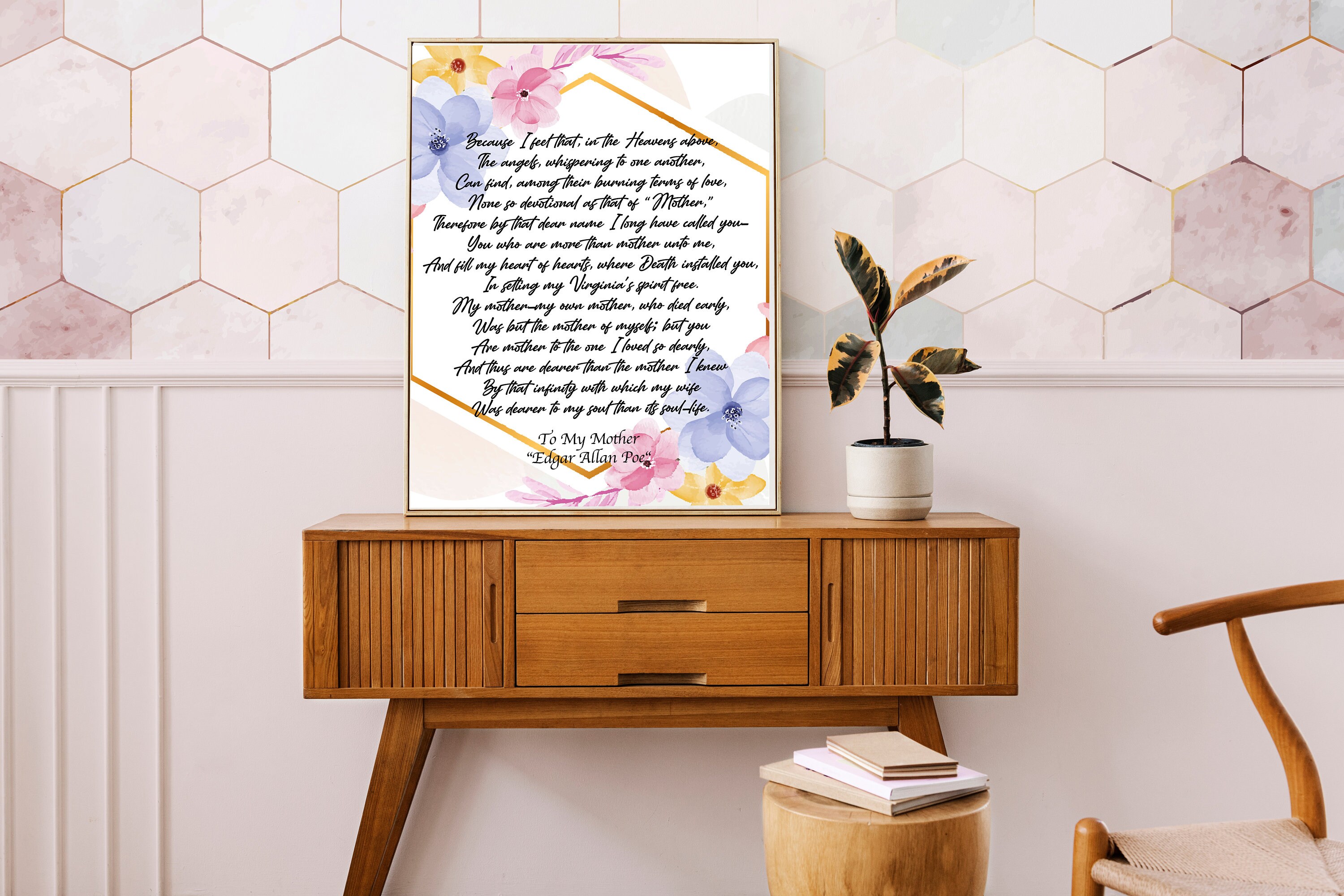 Poem Printable, Edgar Allan Poe, to My Mother, Poetry Quotes Printable ...