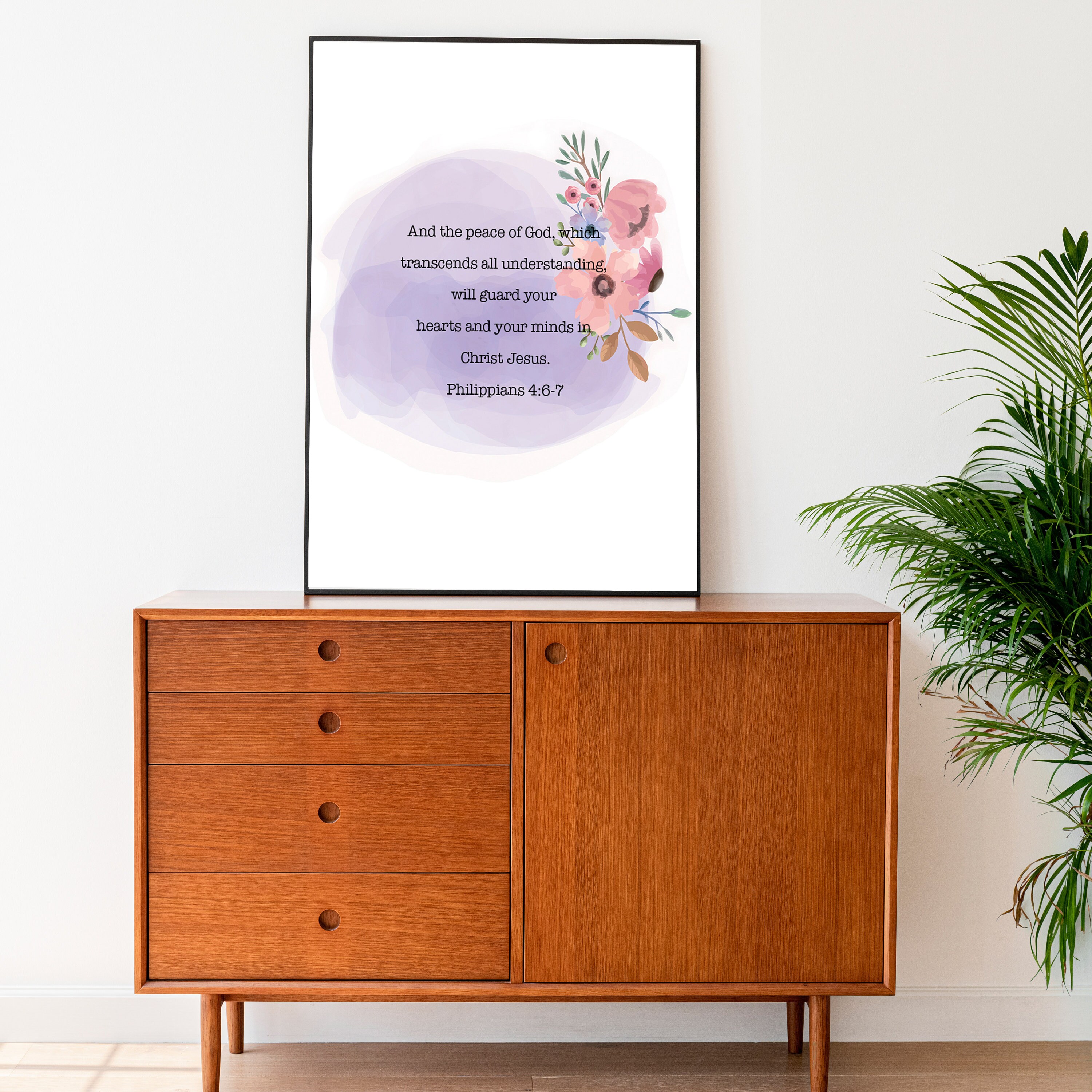 Religious Printable Scripture Wall Art Christian Home Decor - Etsy