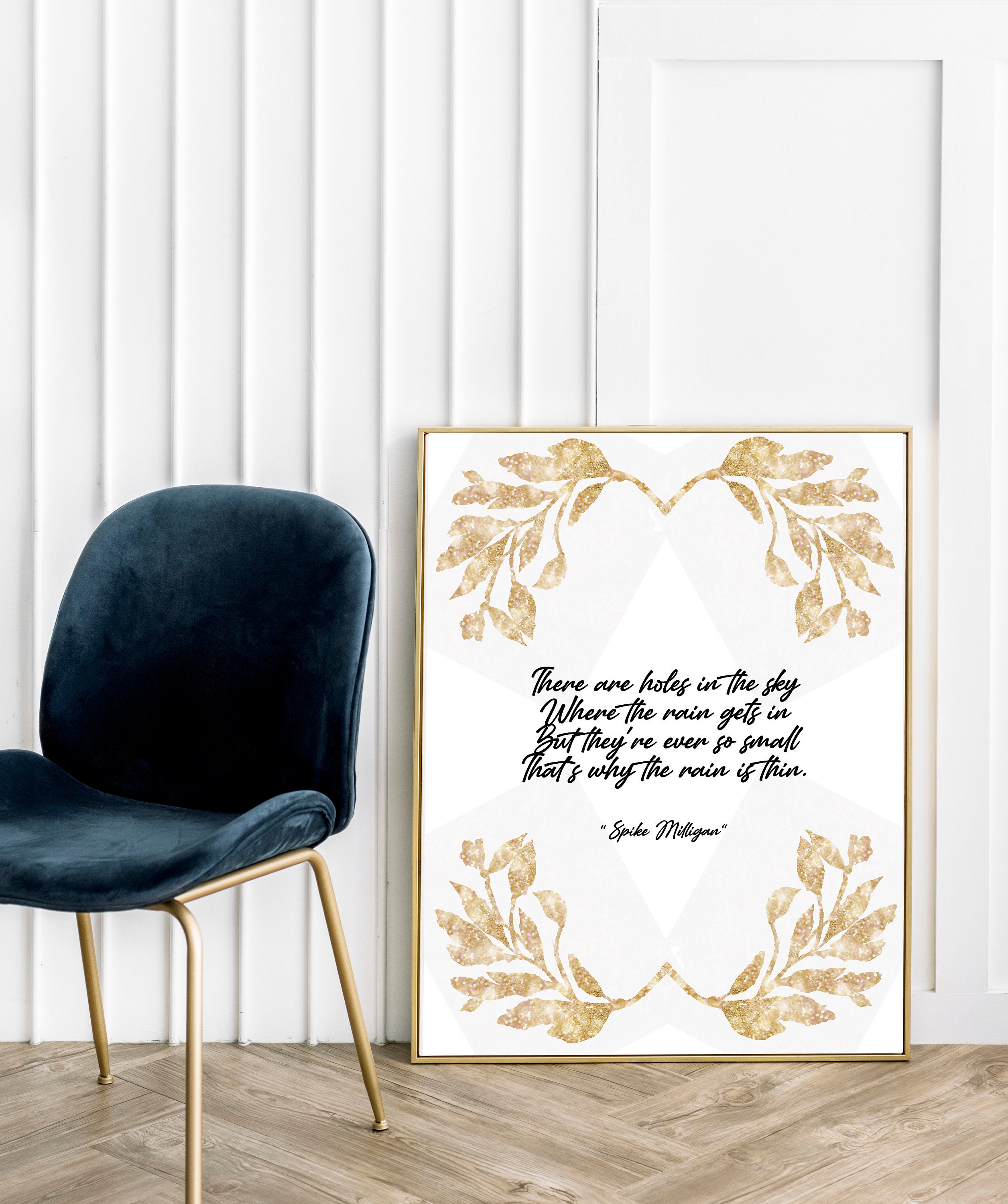 Poem Printable Spike Milligan Rain Poem Print Poem Quotes - Etsy