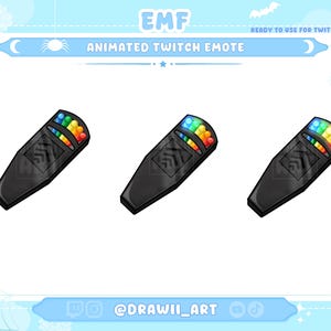EMF phasmophobia | Animated emote | Twitch emotes | Discord | Youtube ...