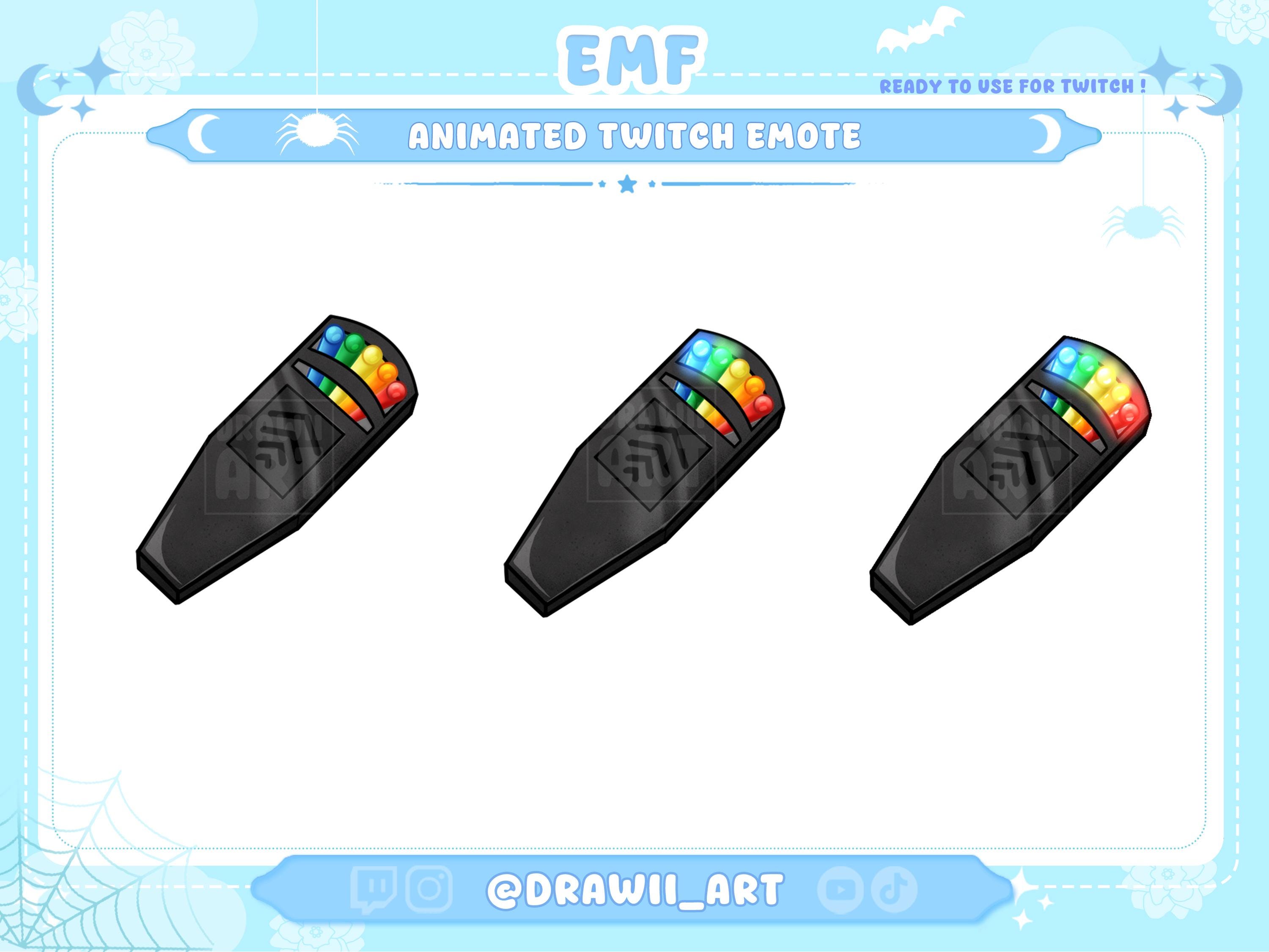EMF phasmophobia | Animated emote | Twitch emotes | Discord | Youtube ...
