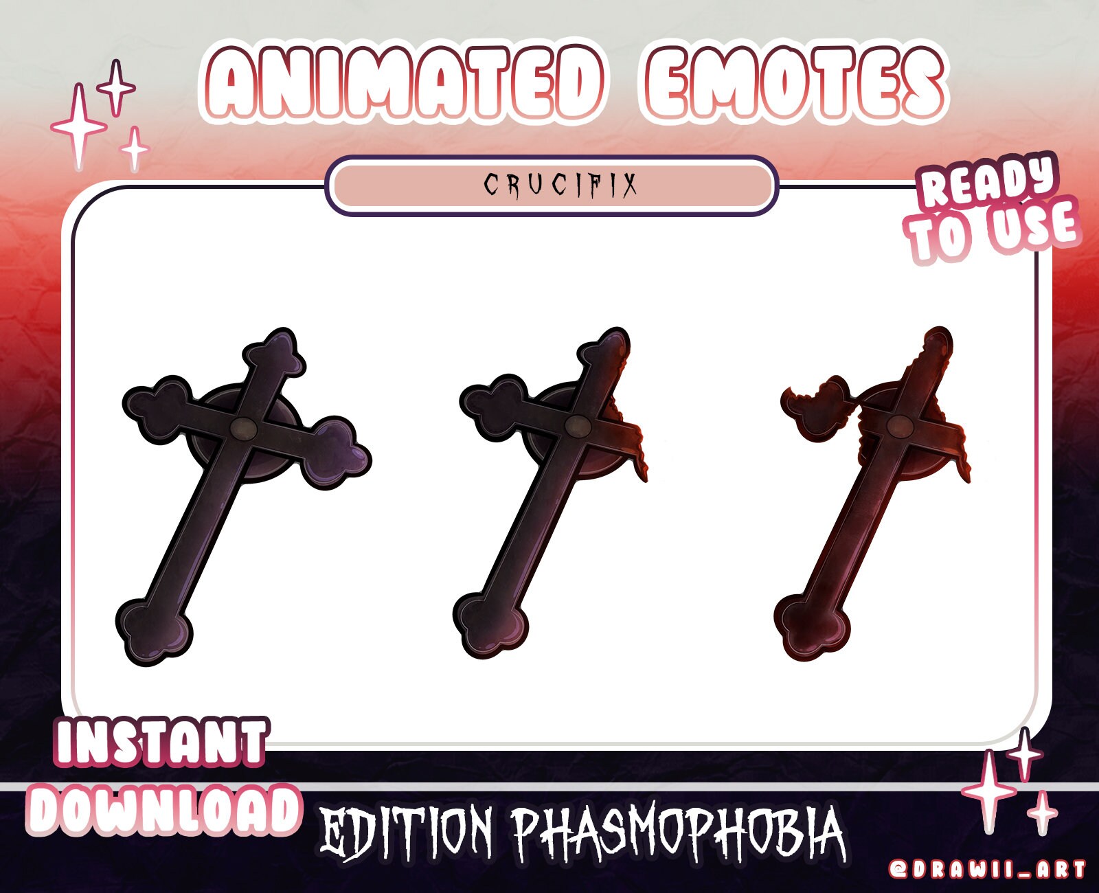 Crucifix Phasmophobia Animated Emote Twitch Emotes Discord Youtube ...