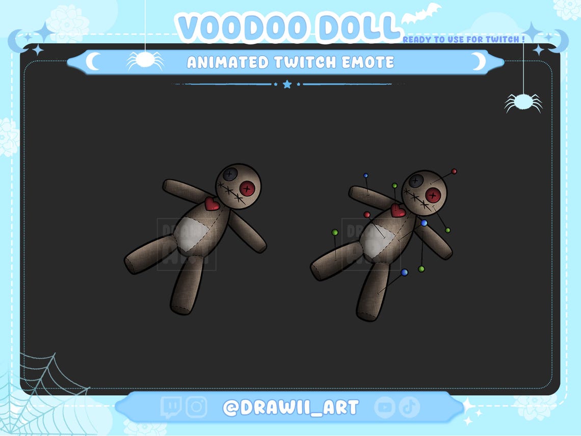 Voodoo doll phasmophobia | Animated emote | Twitch emotes | Discord ...