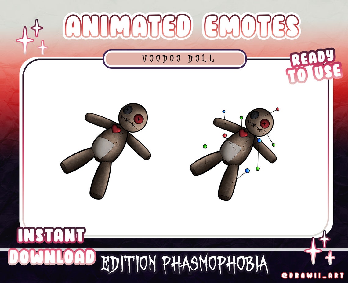 Voodoo Doll Phasmophobia Animated Emote Twitch Emotes Discord Youtube ...