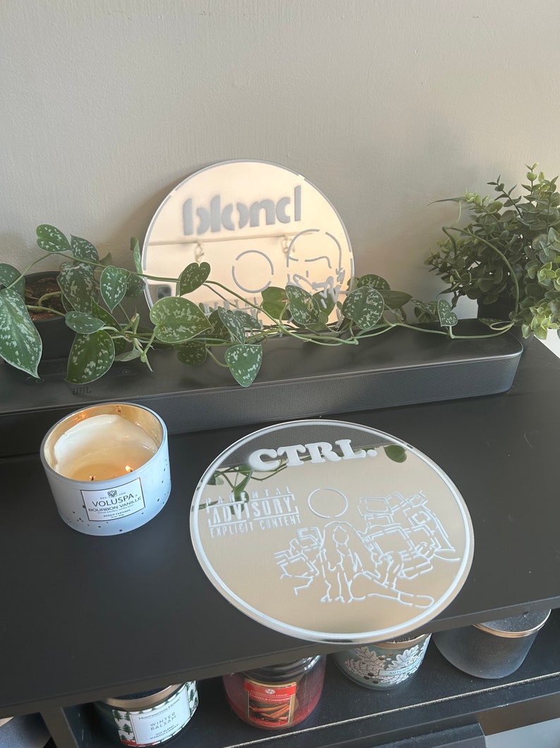 CTRL Mirror | Vinyl CD Poster College Dorm Decor Apartment Wall Accent ...