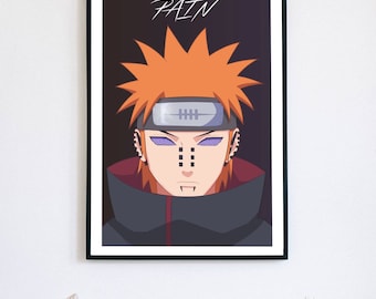 Naruto Pain Poster - Etsy