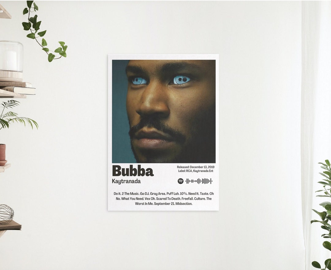 Kaytranada Bubba Album Minimal Print Poster - Etsy