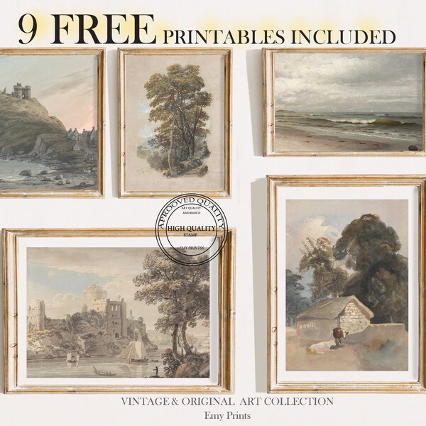 Neutral Vintage Wall Art - Etsy