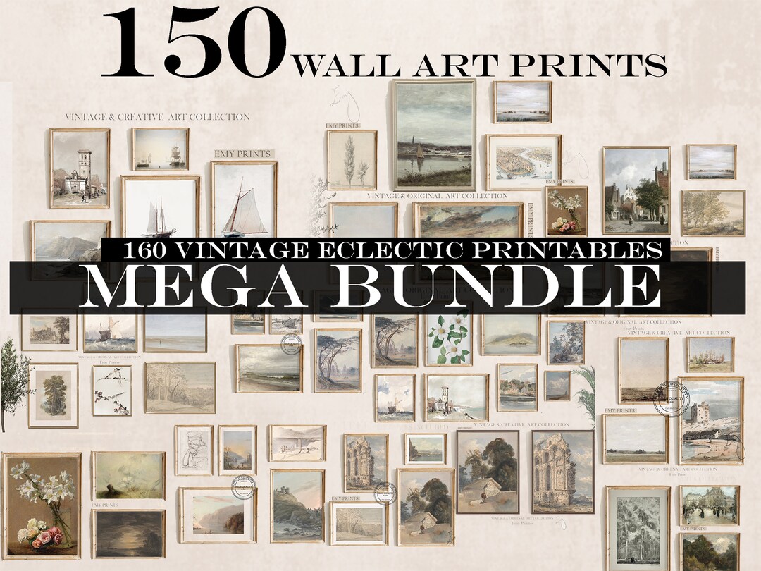 Mega Bundle Wall Prints , Large Collection, Huge Package, Massive Set ...