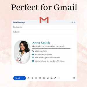 EMAIL SIGNATURES Editable Template for Medical Professionals - Etsy