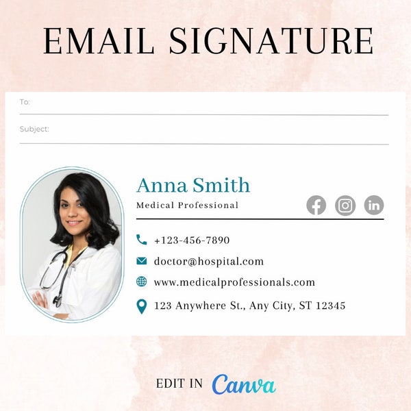 Medical Email Template - Etsy