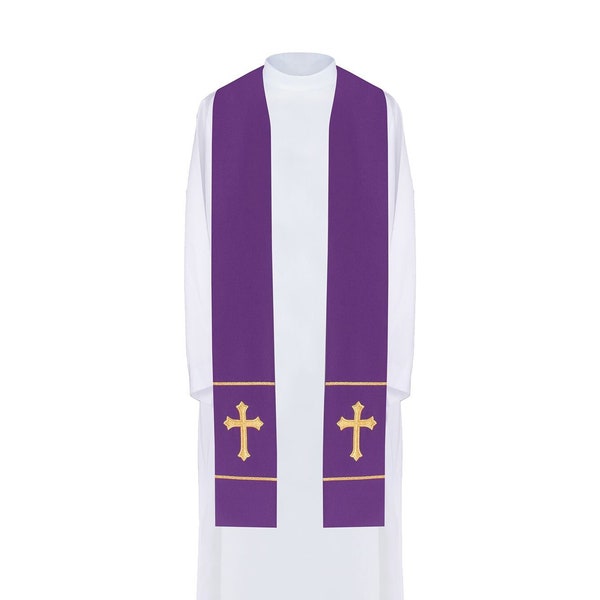Purple Clergy Stole - Etsy