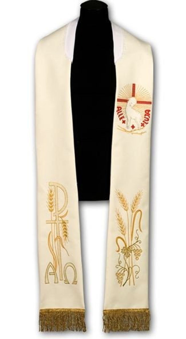 Easter Priest's Stole - Embroidered - Etsy
