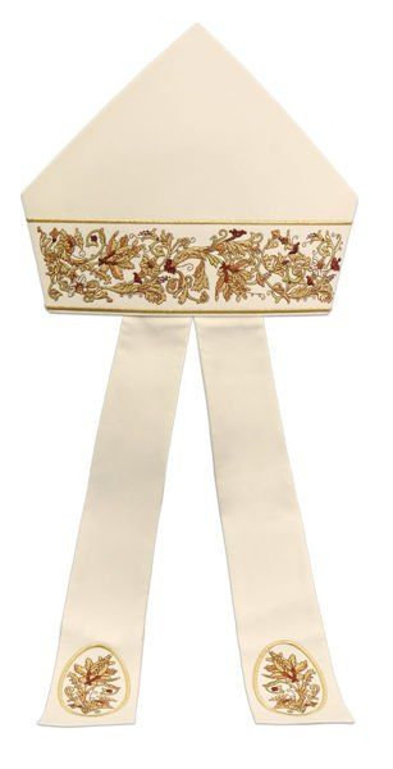 Mitre Richly Embroidered (3) - Etsy