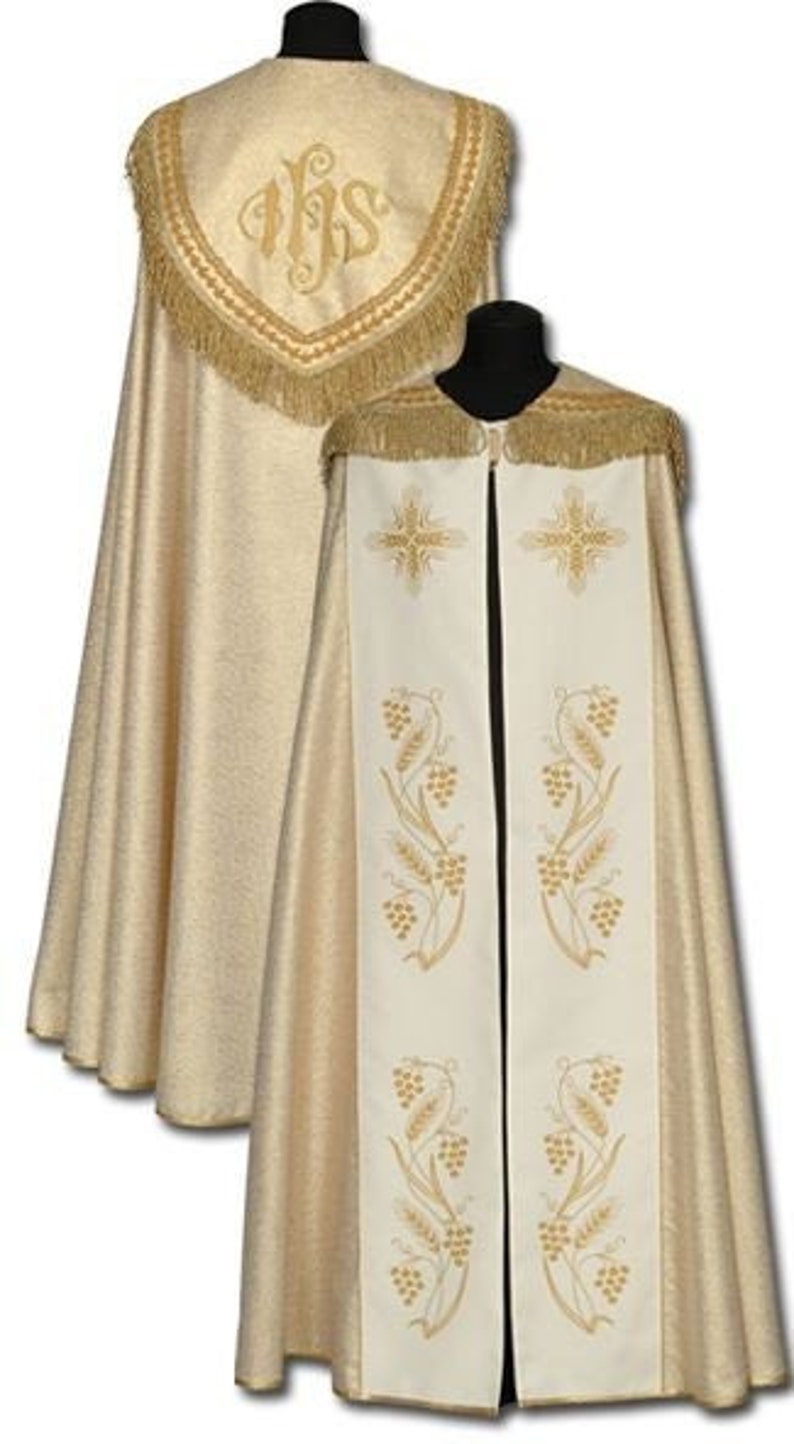 Gold Ihs Cope Embroidered by Hand - Etsy