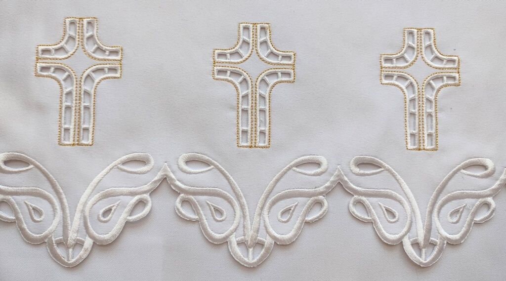 Embroidered Altar Cloth - Eucharistic Pattern (102) - Etsy