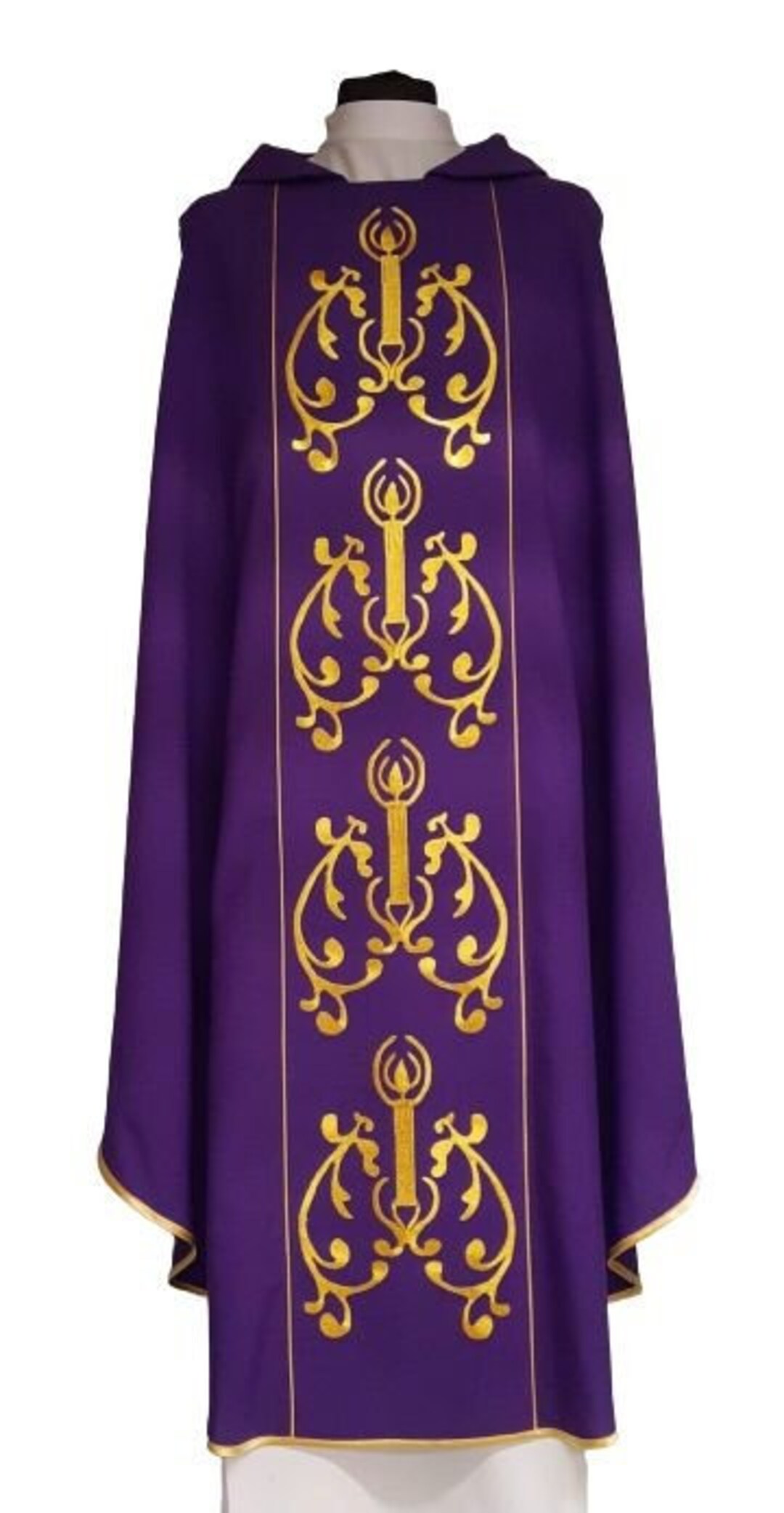 Embroidered Advent Chasuble (2) - Etsy