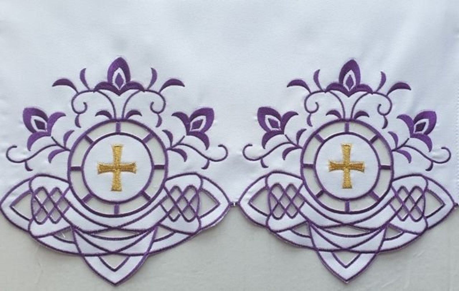 Embroidered Altar Cloth - Eucharistic Pattern (200) - Etsy