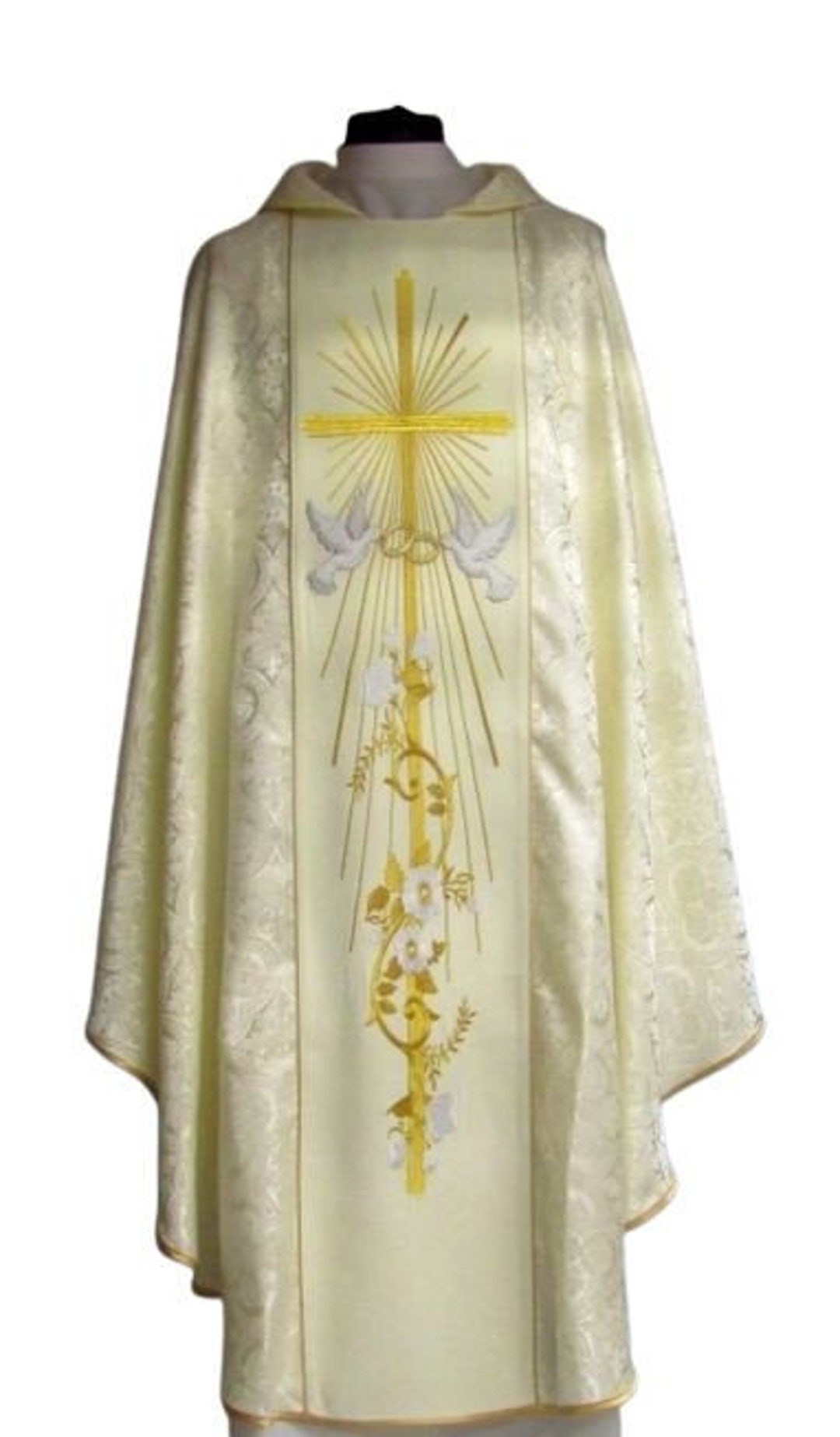 Wedding Chasuble - Color Rosette Cream - Etsy