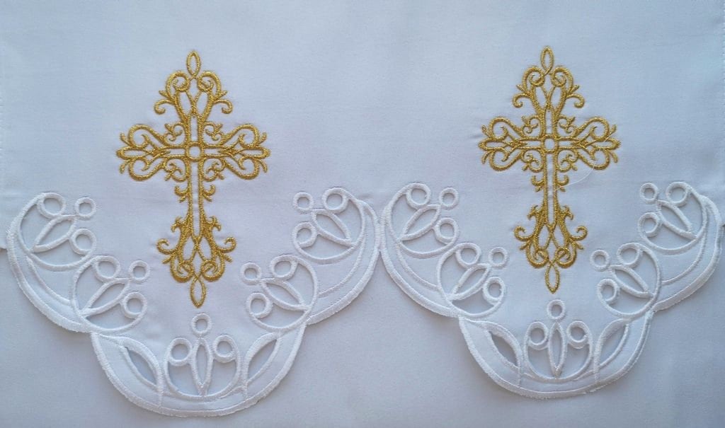 Embroidered Altar Cloth - Eucharistic Pattern (190) - Etsy