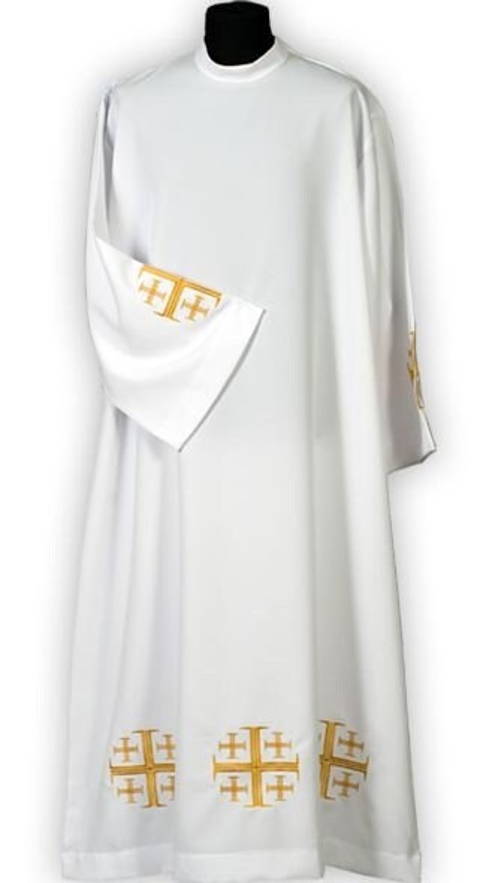 Embroidered Priest Alb, Jerusalem Crosses (14) - Etsy