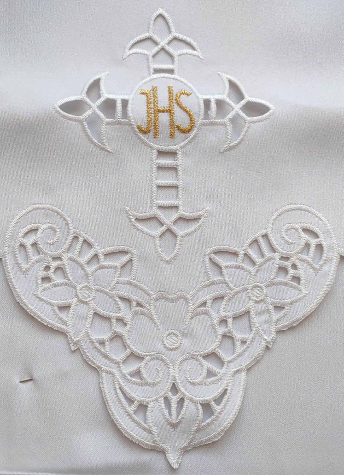 Embroidered Altar Cloth - Eucharistic Pattern (96) - Etsy