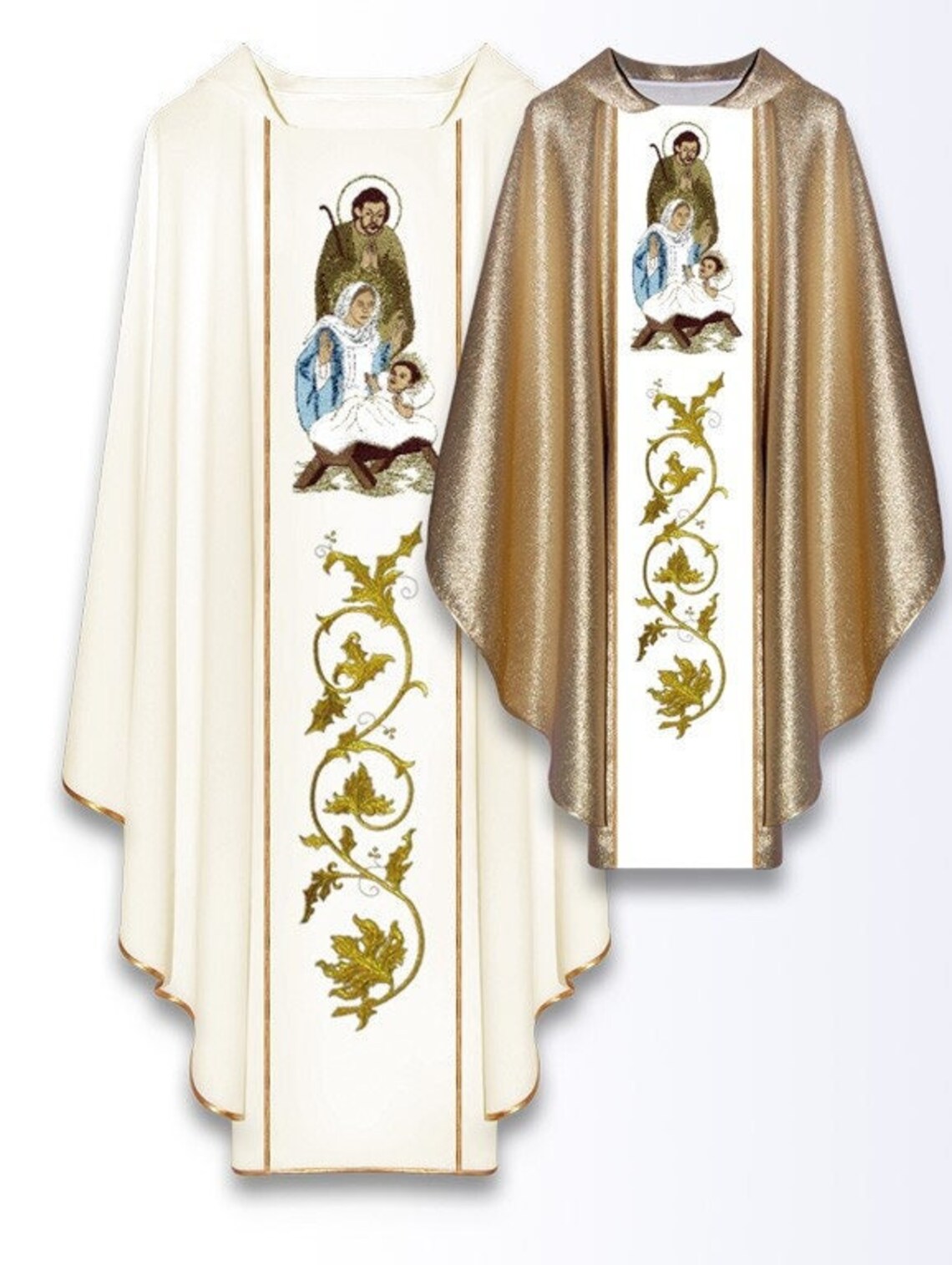 Chasuble With Holy Family Images - Christmas - Etsy