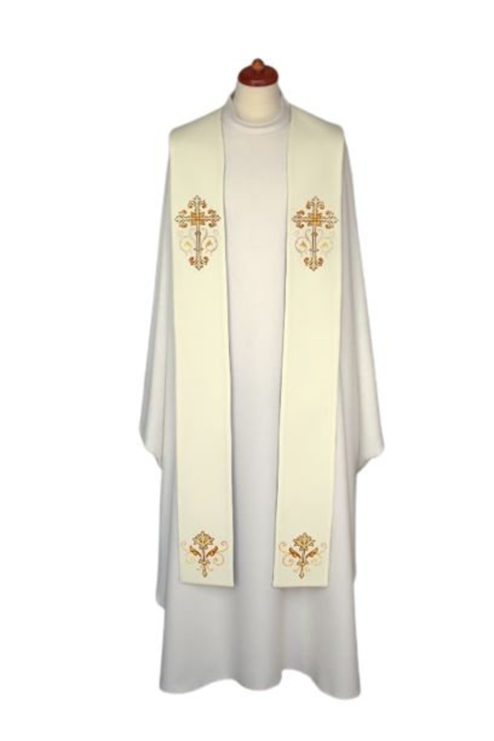 Embroidered Stole - Liturgical Colors, Rich Embroidery (11) - Etsy