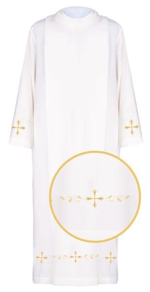 Embroidered White Priest Alb - 04 - Etsy