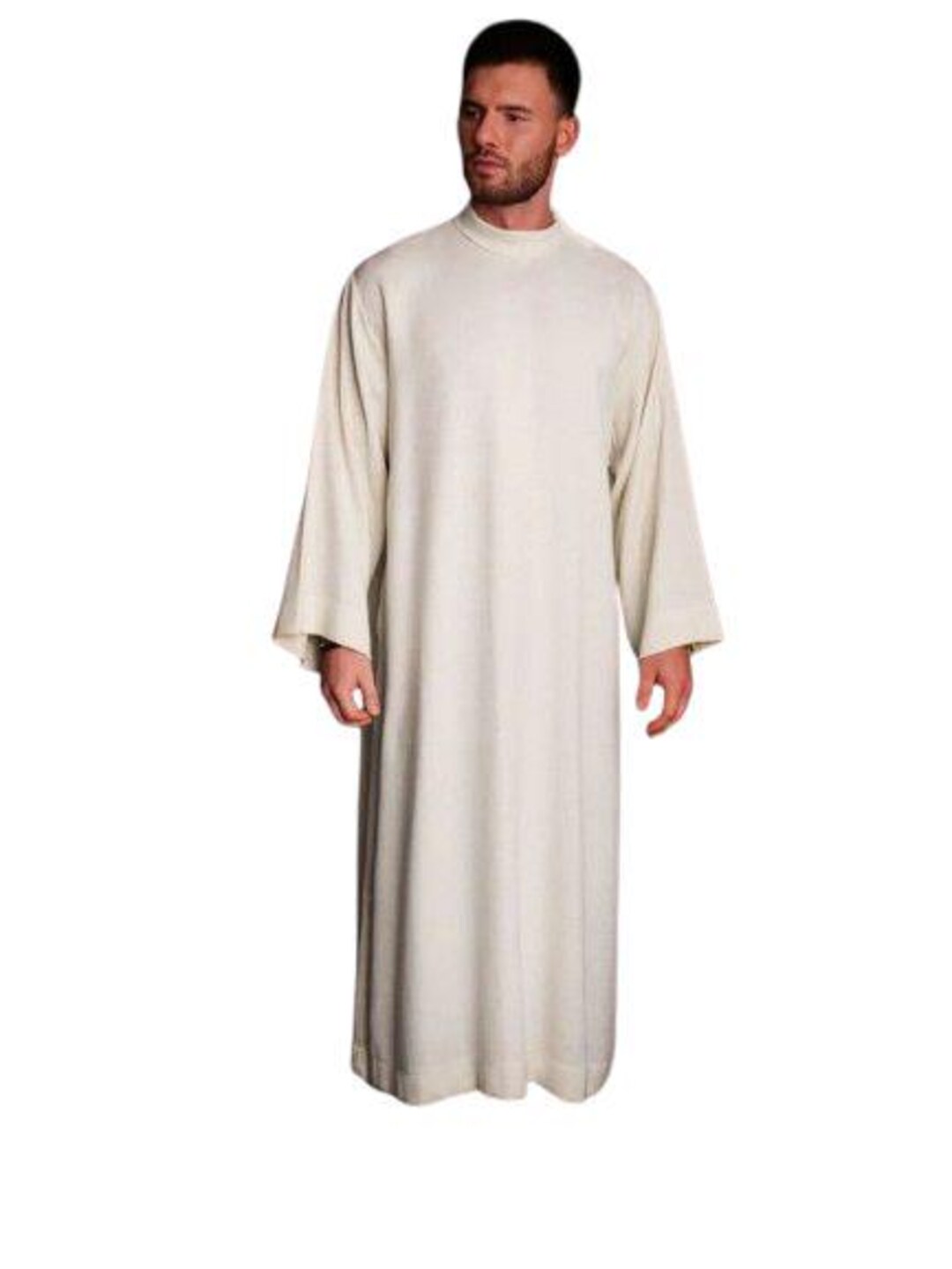 Ecru Priest Alb, Linen, Natural Weave - Linen (H7) - Etsy
