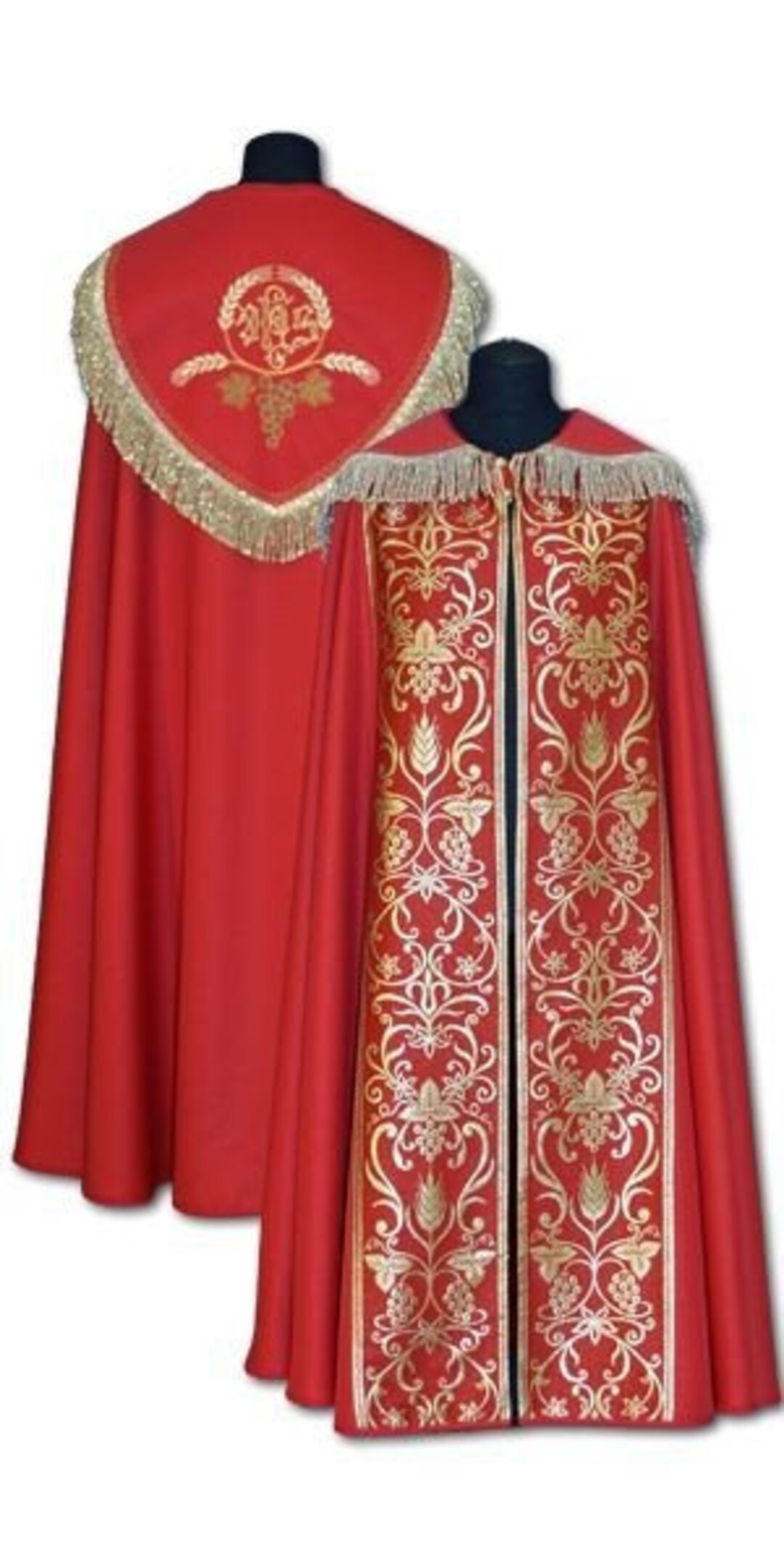 Red Ihs Cope + Gold Accessories - Etsy