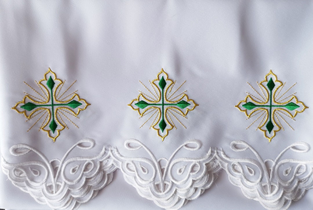 Embroidered Altar Cloth - Eucharistic Pattern (174) - Etsy