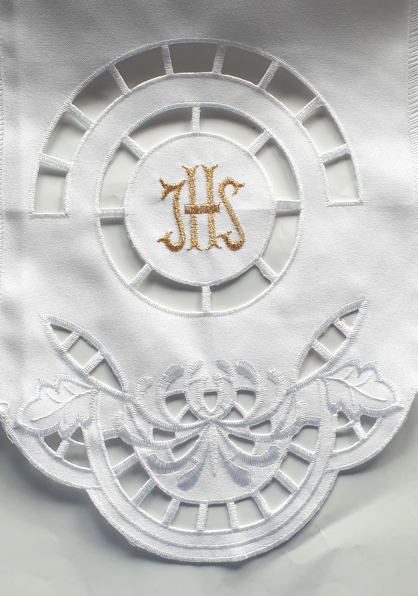 Embroidered Altar Cloth - Eucharistic Pattern (106) - Etsy