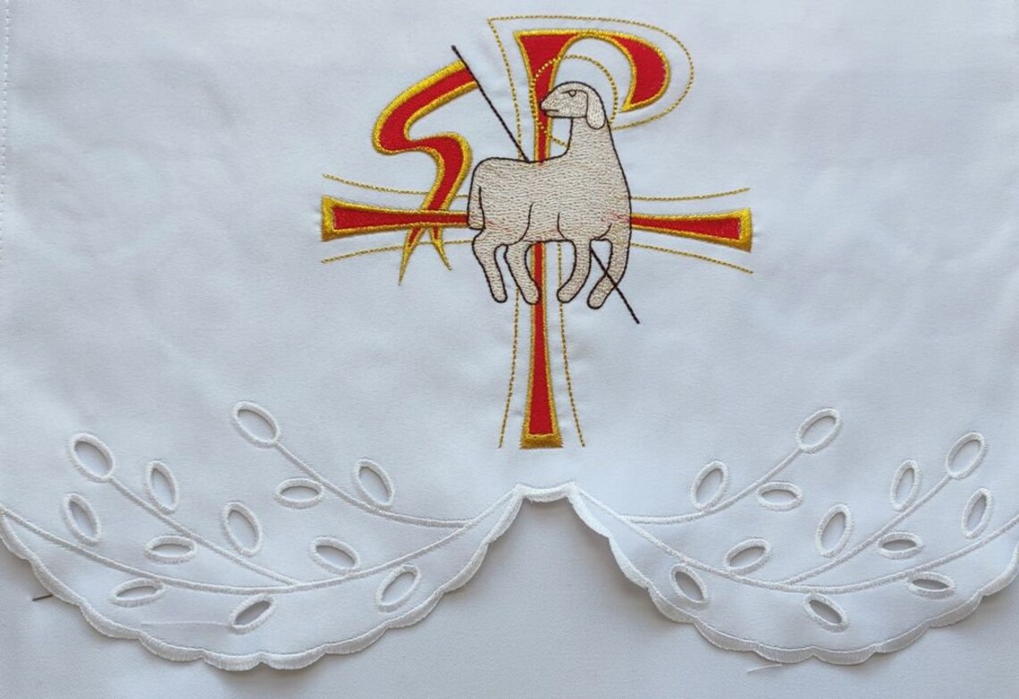Embroidered Altar Cloth - Easter Pattern (69) - Etsy