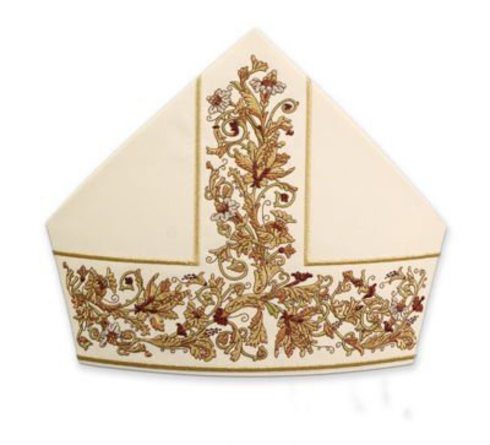 Mitre Richly Embroidered (3) - Etsy