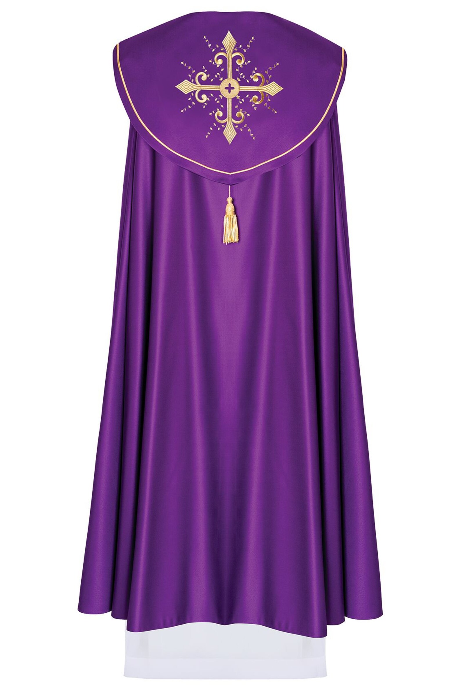 Liturgical Cope Embroidered Cross - Purple (40) - Etsy