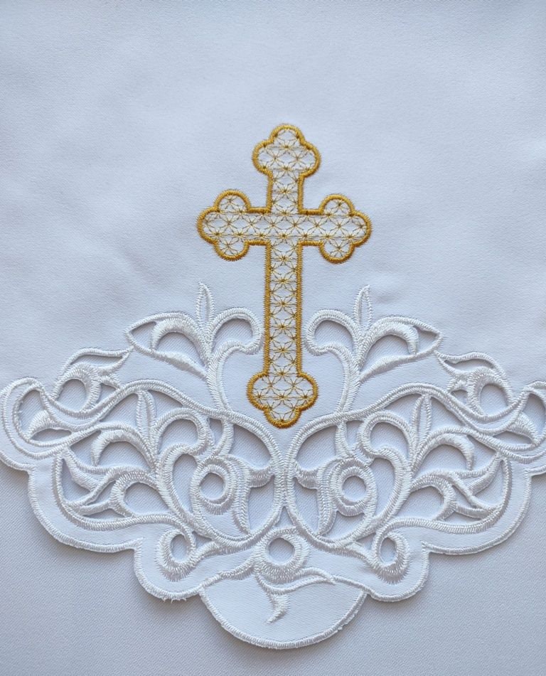 Embroidered Altar Cloth - Eucharistic Pattern (111) - Etsy