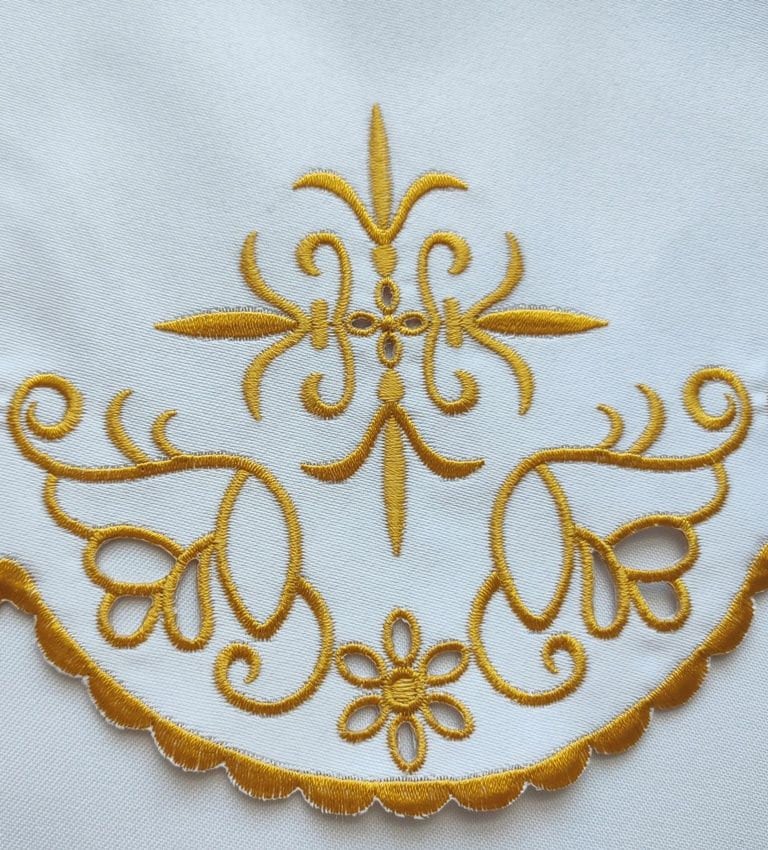 Embroidered Altar Cloth - Eucharistic Pattern (93) - Etsy