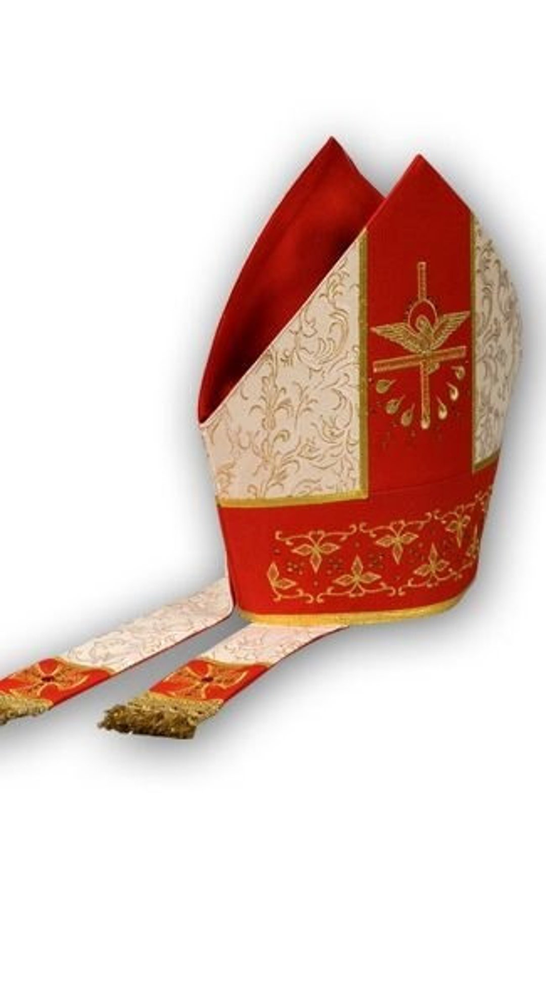 Embroidered Mitre (2) - Etsy