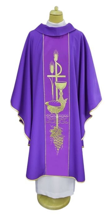 Chasuble With Eucharistic Symbols - Colors - Etsy
